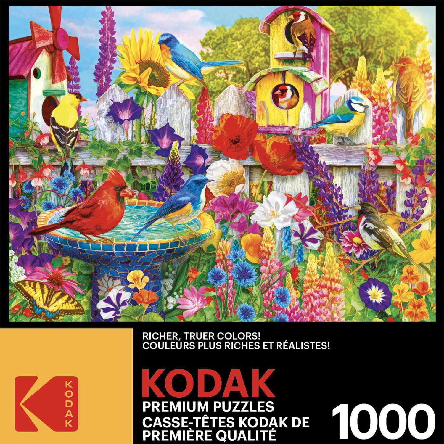 Click here for Kodak 1000 Piece Puzzle By Cra-Z-Art Bird Bath Gar... prices