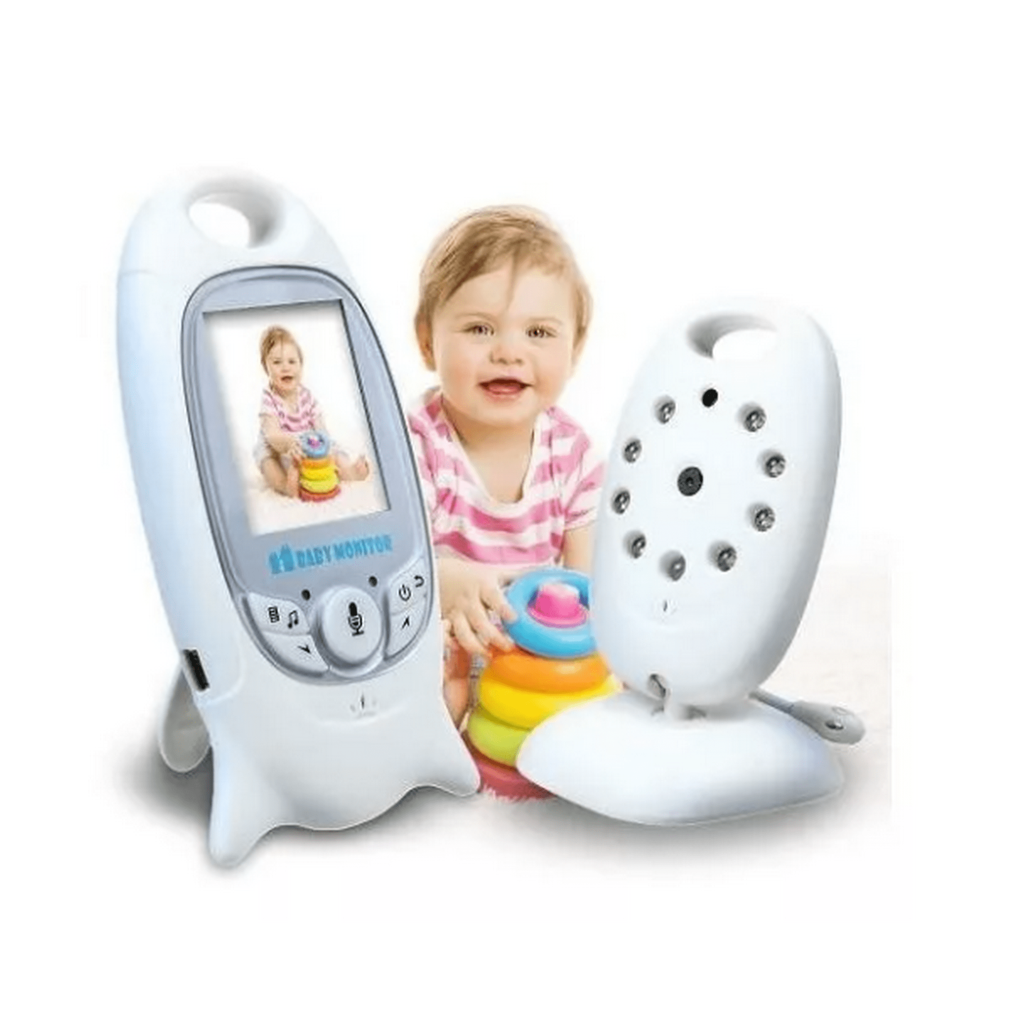 Cámara Monitor De Bebe Con Micrófono Y Visión Nocturna | Knasta Chile