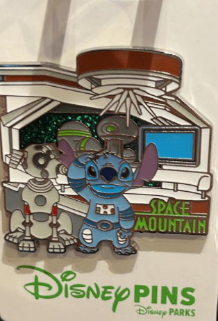 Disney Parks Stitch Space Mountain Collection Pin New With Card ...