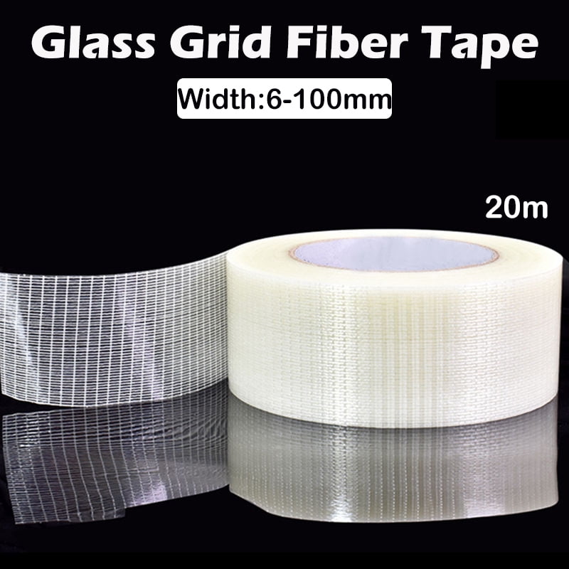 SENRISE 20M Length Mesh Fiber Tape Adhesive Tape for Packaging Sealing ...