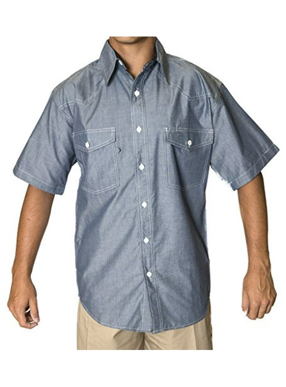 Mens Chambray Work Shirt