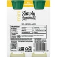 (2 pack) Simply Non GMO All Natural Lemonade Fruit Juice, 8 fl oz, 4 ...