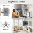 Full Motion TV Wall Mount for Echo Show 21/15 and 13-43 Inch Flat ...
