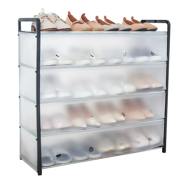 Fyearfly 5 Layer Portable Shoe Rack Organizer, Stackable DIY Shoe ...