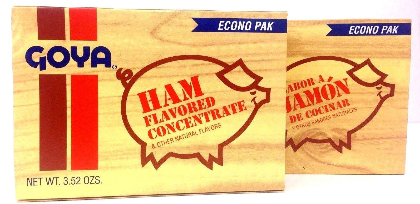GOYA SABOR A JAMON DE COCINAR - HAM FLAVOR CONCENTRATE 3.52 OZ 2 PACK ...