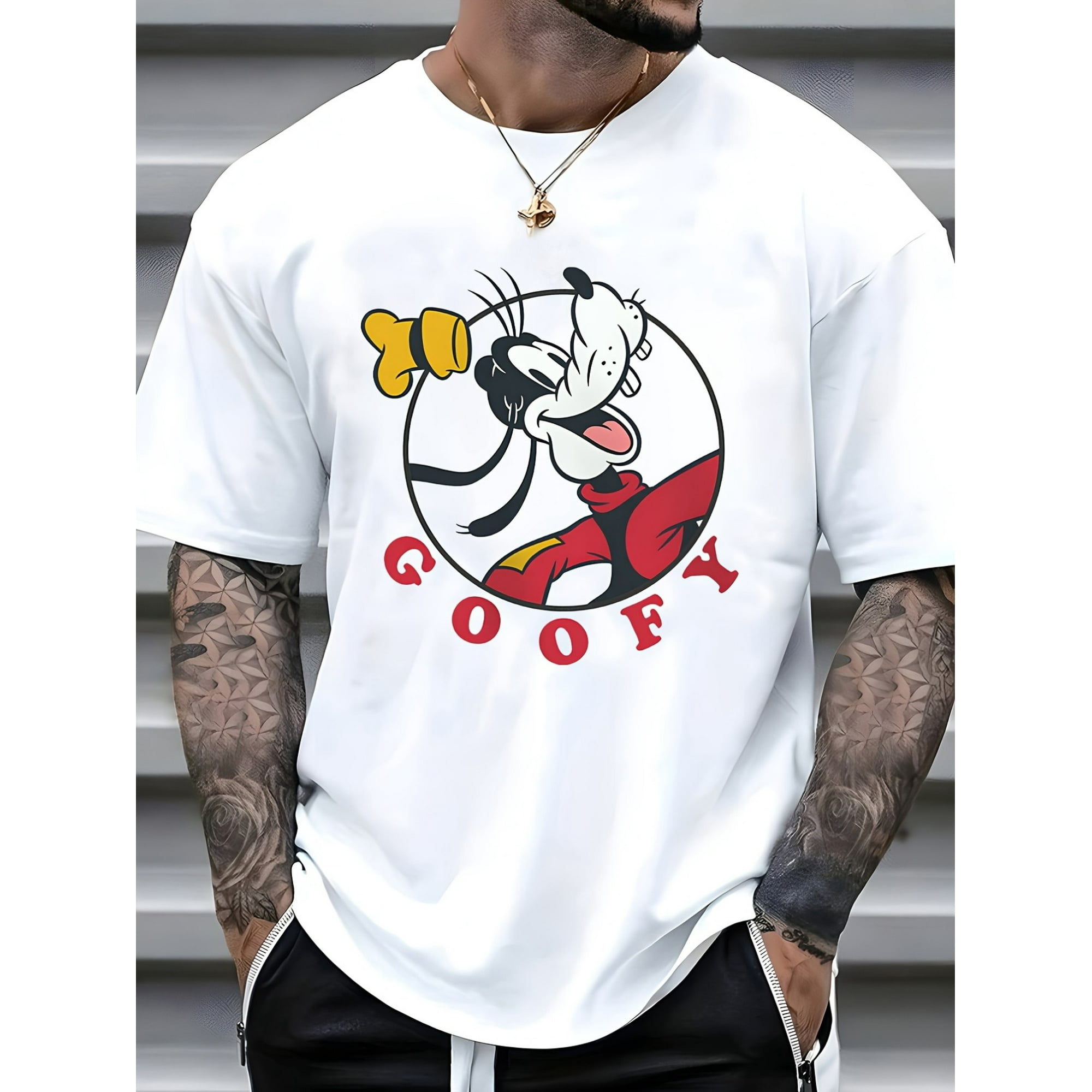 Click here for Generic 1pc  Disney Mens T-Shirt  Goofy Series  Cr... prices