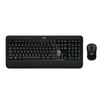 Onn+ Multi-Device Wireless Full-Size Keyboard and Mouse Set, Gray and ...