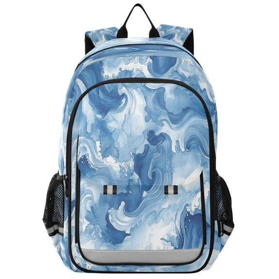 Flip-Top Backpack 17L Capacity Lightweight Bookpack Reflective Safety ...