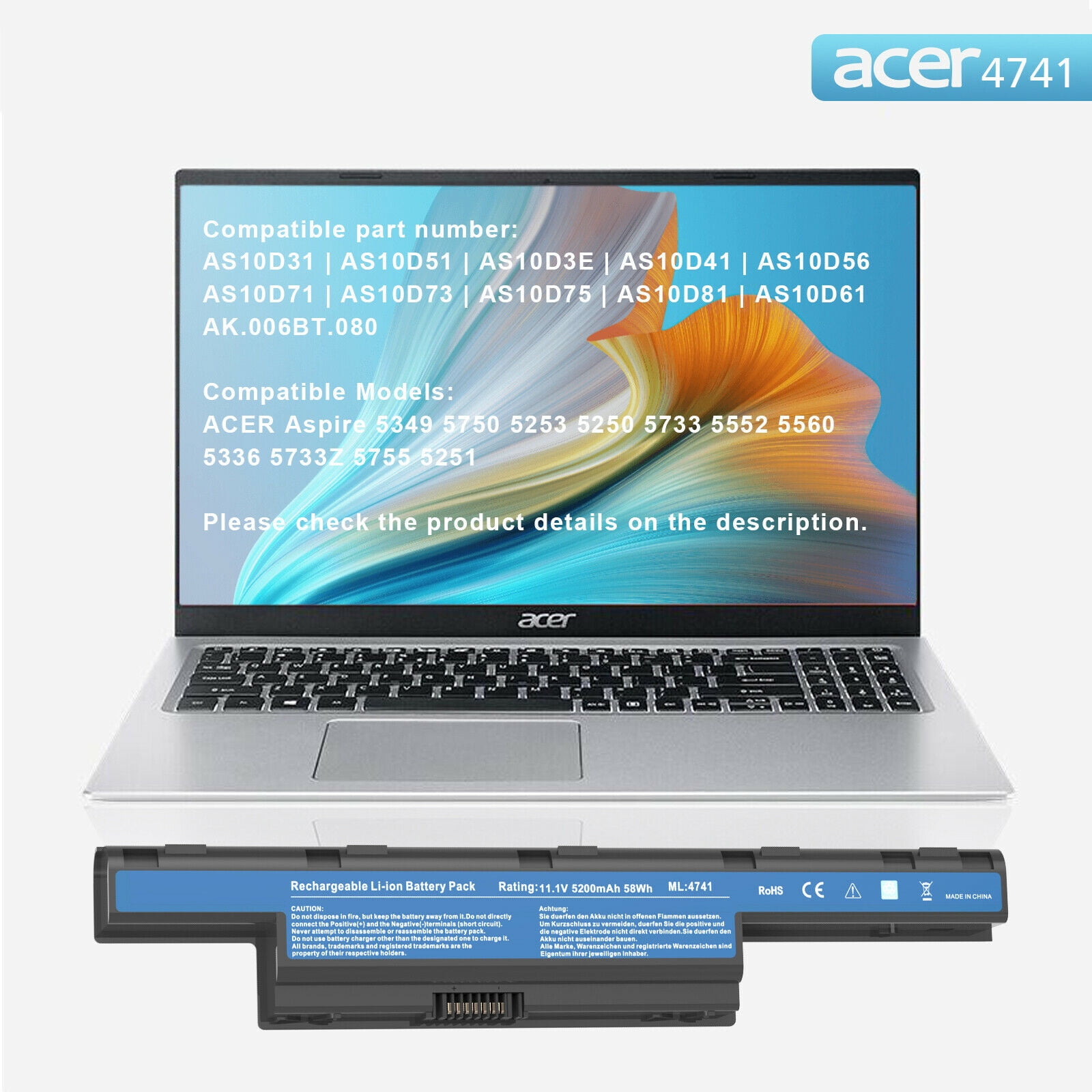Acer Aspire 5349 Laptop Parts
