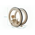 Toytexx Wooden Ride-On Rolling Wheel Car for Kids – Indoor Pedal ...