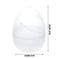 Easter Egg Basket Portable Transparent Open Twists Eggs Easter Storage ...