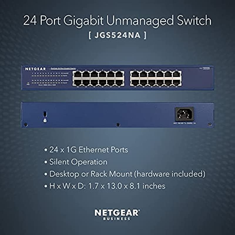 Buy NETGEAR 24-Port Gigabit Ethernet Unmanaged Switch (JGS524 ...