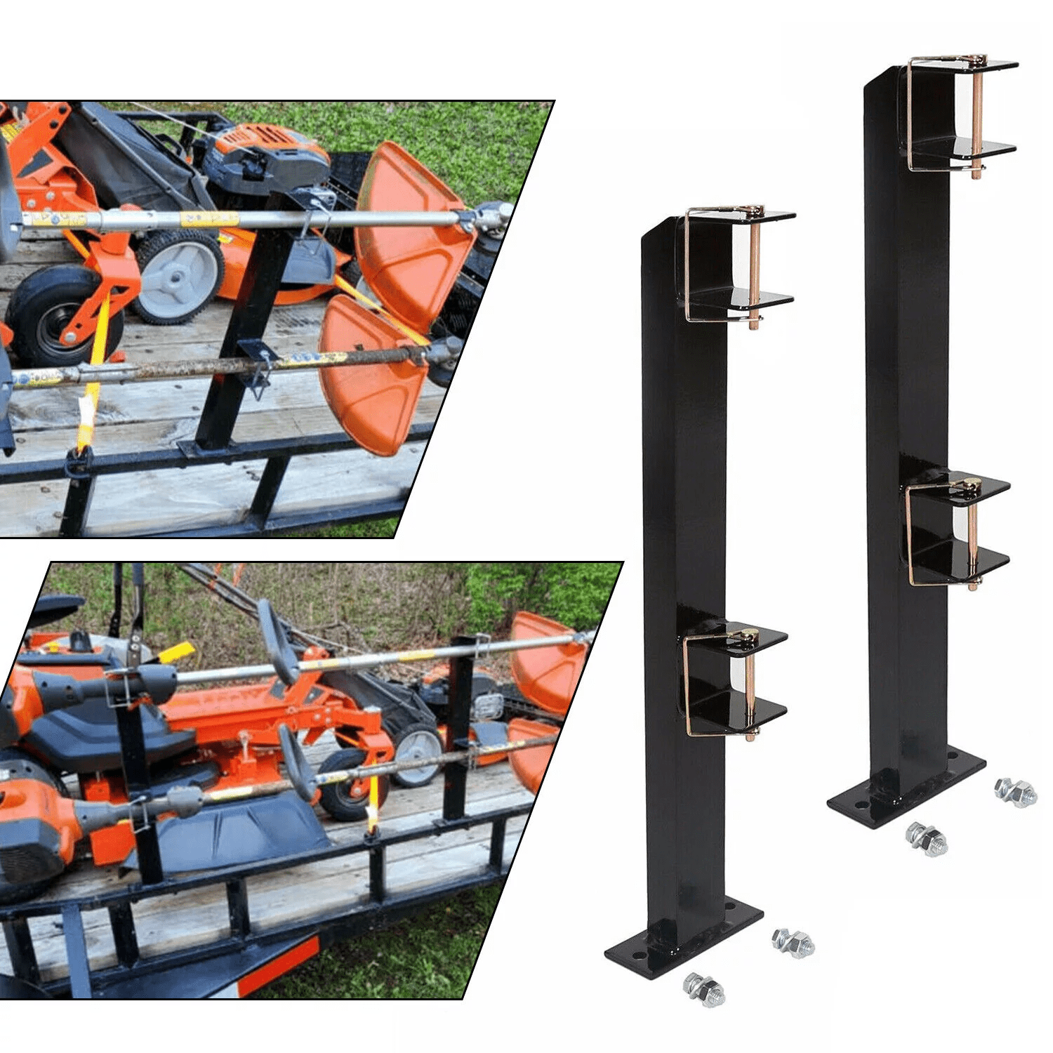 Kojem Weeder Trimmer Rack Holder Hold 2 for Trailer Truck Edgers Pole ...