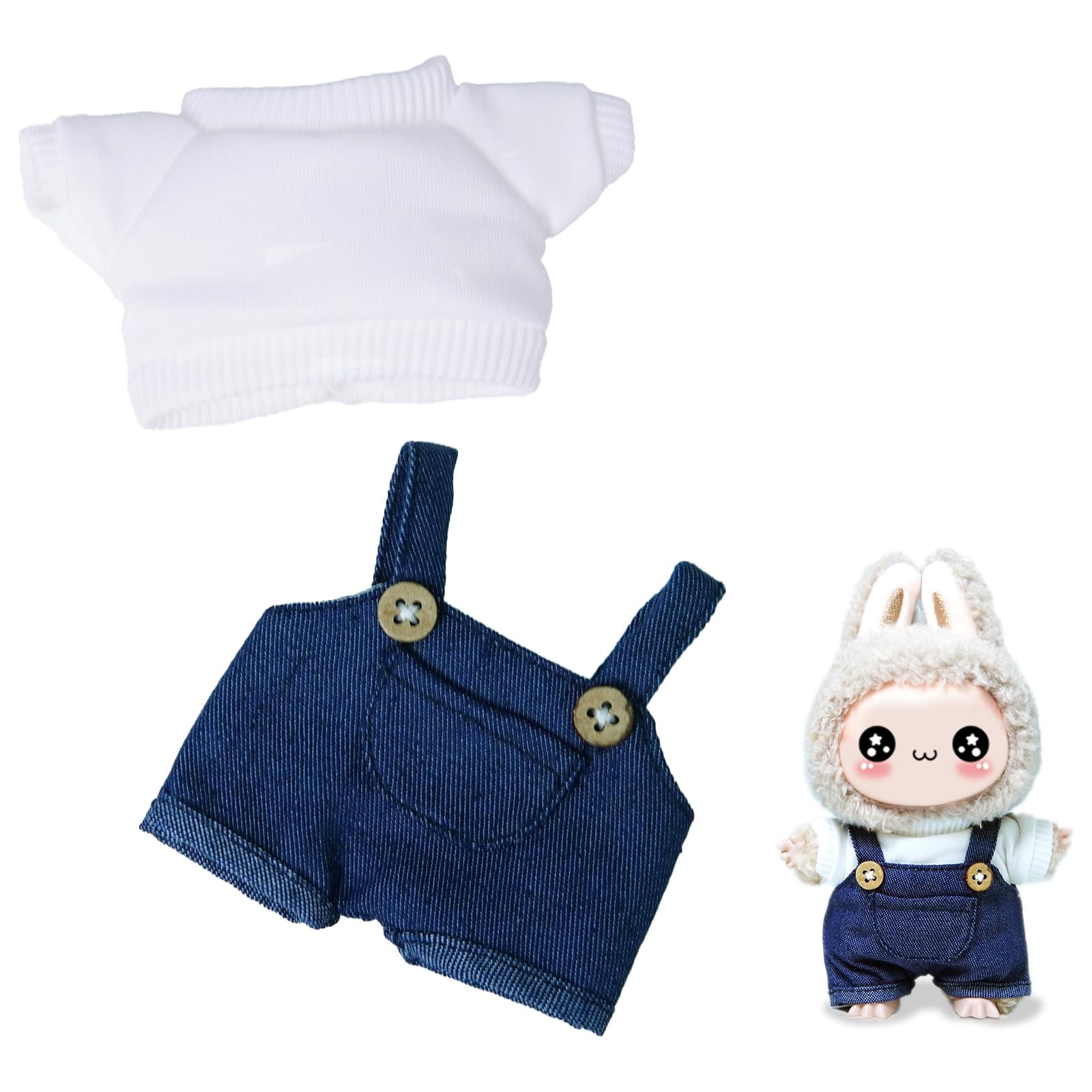 Mono vaquero TOSYGNB LABUBU de Doll Clothes, 17 cm, para Blythe ...