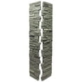 NextStone? Faux Polyurethane Stone Split Post Cover - Pewter - Walmart.com