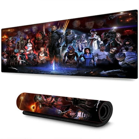 s Game Mass Effect Gaming Large Gamer Computer Mat XXL Laptop Keyboard ...
