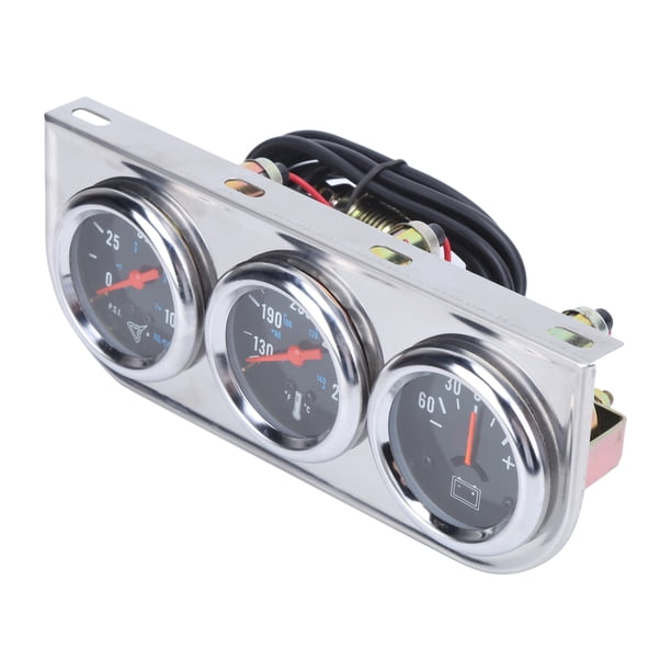 Oil Pressure Fahrenheit Ammeter, 2in Oil Pressure Water Temp Amp Meter ...