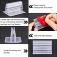 16Pcs 3 Style PVC Plastic Advertising Clip Holder Business Card Stand ...