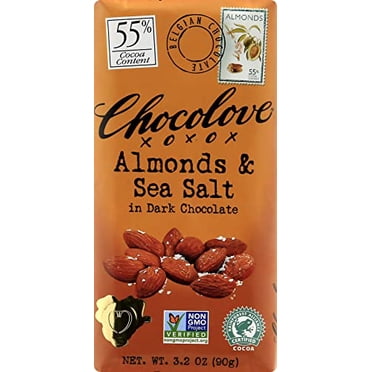 Edward Marc Chocolatier Handcrafted Dark Chocolate Coconut Almonds, 32 ...