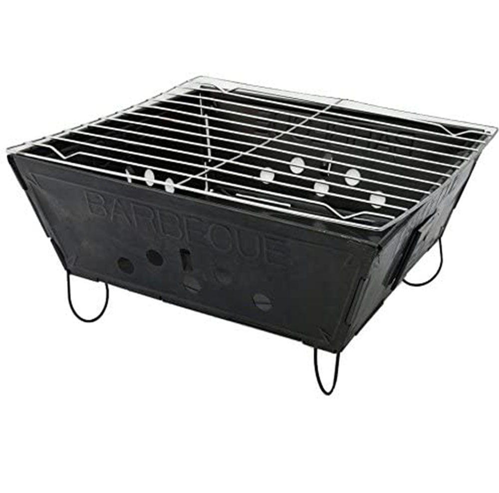 Portable Folding BBQ Grills Camping Charcoal Barbecue - Walmart.com