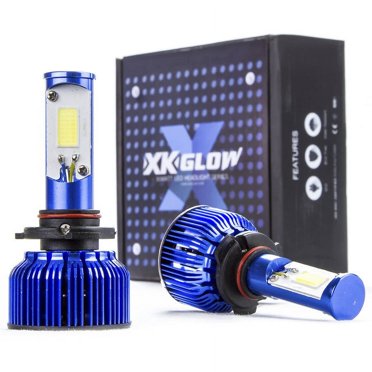 XKGLOW High/Low Beam 60W COB LED Headlight Set, 2 Bulbs per Set:HL-H13 ...