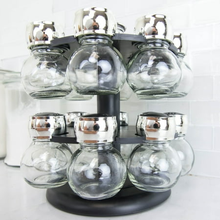 16-Piece Revolving Spice Rack - Walmart.com - Walmart.com