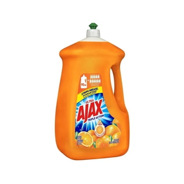 Ajax Triple Action Orange Scent Dishwashing Liquid, 90 fl oz ...