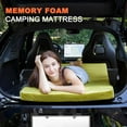 Memory Foam Camping Mattress Sleeping Pad, 3" Thick Waterproof Portable ...