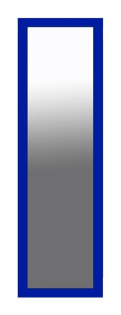 Home Basics over The Door Mirror, Blue - Walmart.com