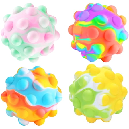 Pop Stress Ball, Fidget Bubble Popping Sensory Toy, Pop Balls Fidget ...