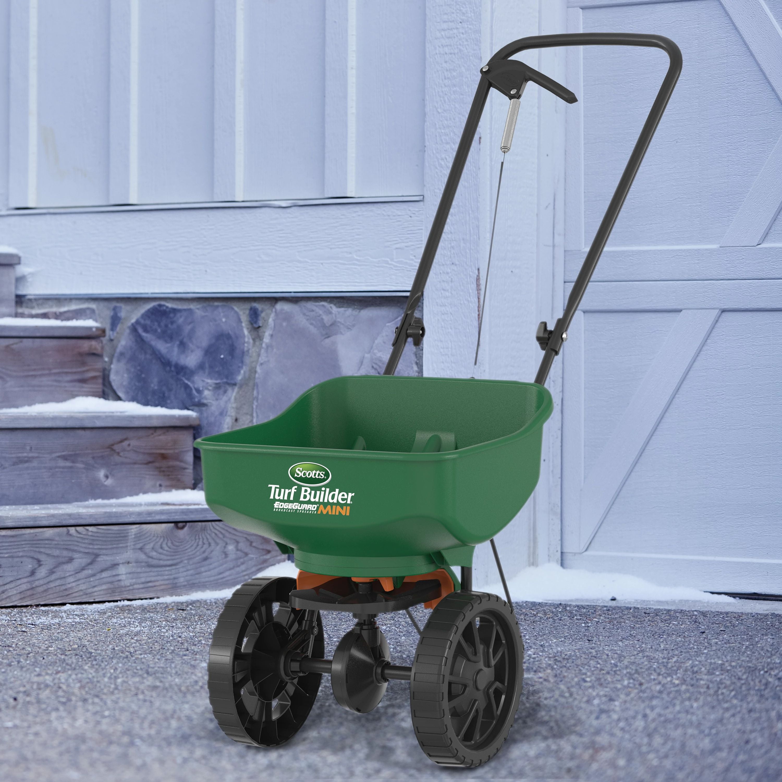Scotts Turf Builder EdgeGuard Mini Broadcast Spreader for Grass Seed ...