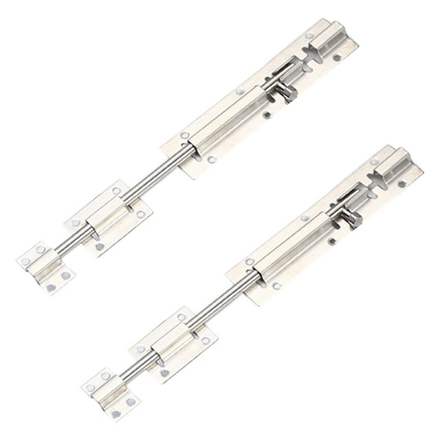 2 Pack Barrel Bolt Latch, Slide Bolt Latch Slide Latch Lock, Thickened Stainless Steel Sliding ...
