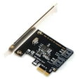 Easy Plug-and-Play SATA Expansion Dual Port PCIe Card for Rapid Data ...