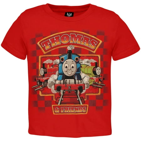 Thomas & Friends - Thomas and Friends - Checkered Juvy Boys T-Shirt ...