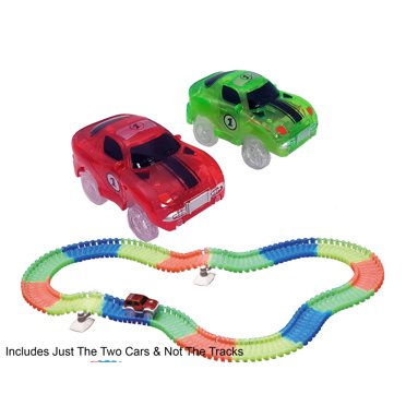 Magic Tracks 11ft Bendable, Flexible, and Glowing Racetrack As Seen on ...