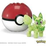 MEGA Pokemon Trainer Battle Sprigatito Building Toy Kit, Poseable ...