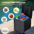 EHHLY Deck Box, 51 Gallon Package Bin Delivery Box for Outside Front ...
