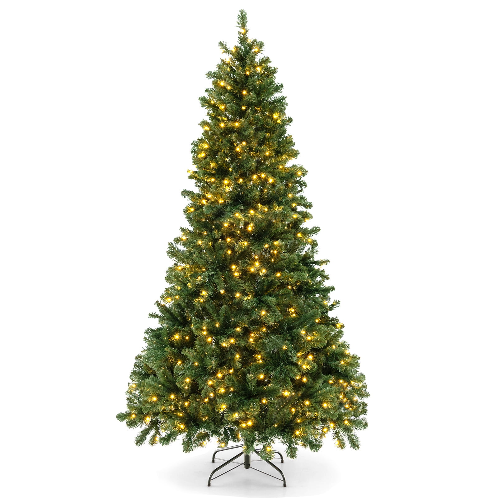 Click here for Costway 6 Ft Artificial Xmas Tree With 821 Pvc Bra... prices