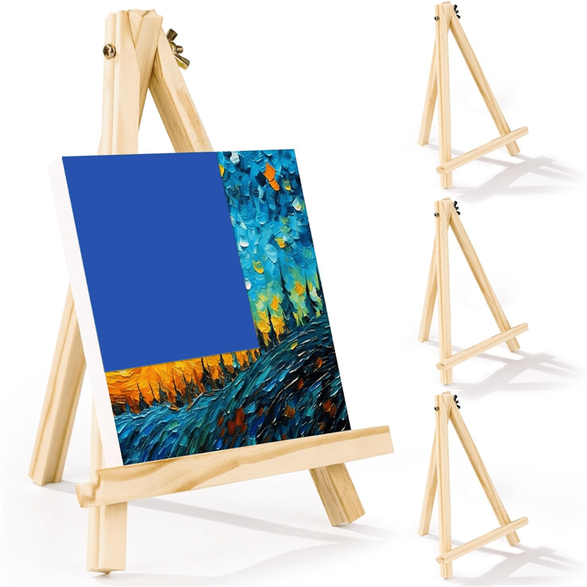 Click here for Unbranded 4 Pack 9 Inch Wooden Easel For Painting... prices