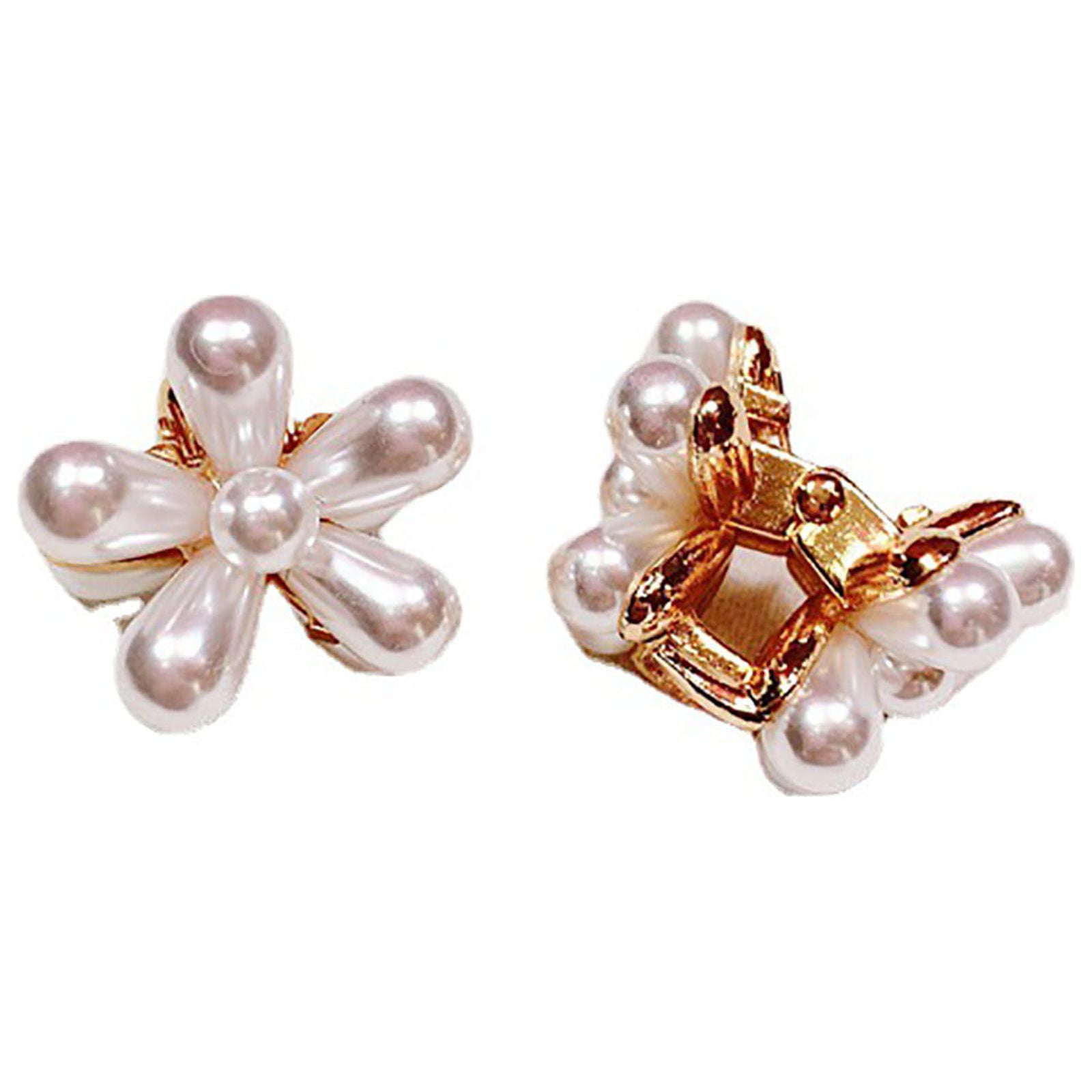 Click here for Unbranded Mini Pearl Claw Clip small Pearl Clip Ch... prices