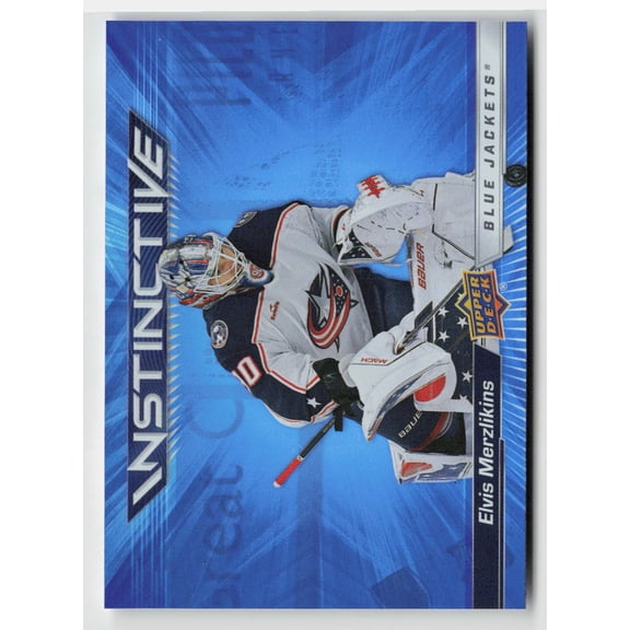 2023-24 Upper Deck Series 2 Instinctive Elvis Merzlikins #IN-16 ...