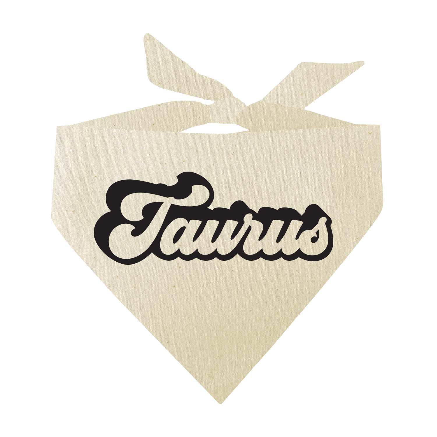Taurus Zodiac Retro Style Horoscope Triangle Dog Bandana - Walmart.com