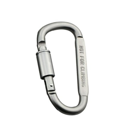 TiooDre Carabiner Keychain Locking Carabiner Aluminum Carabiner D Shape ...