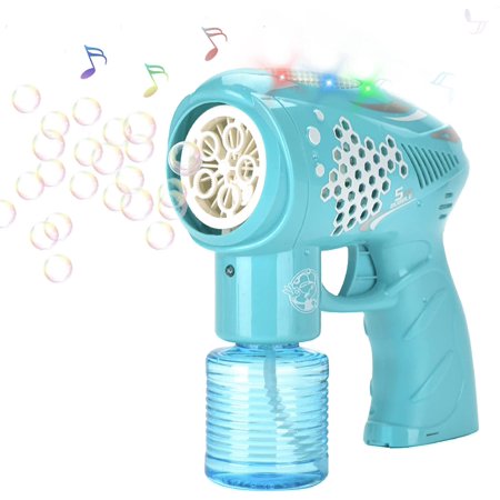 Bubble Gun, Fish Bubble Gun for Kids with Music and Light, Bubble Maker ...