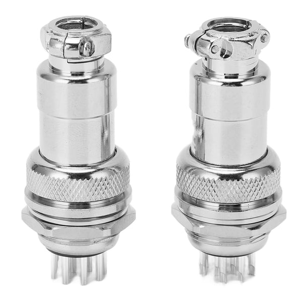 Aviation Cable Connector,2PCS 12 Pin Aviation Electrical Plug Socket ...