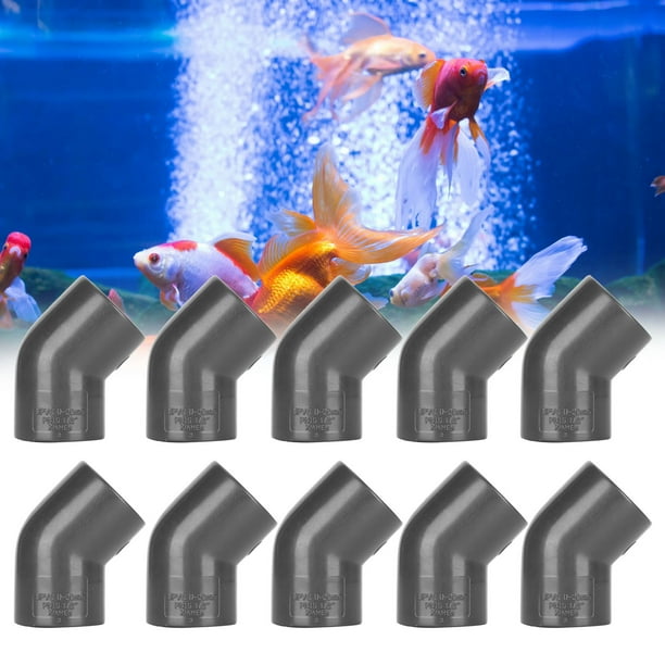 Aquarium Pipe Joints,10Pcs 125 Degree PVC PVC Tube Connector Degree ...