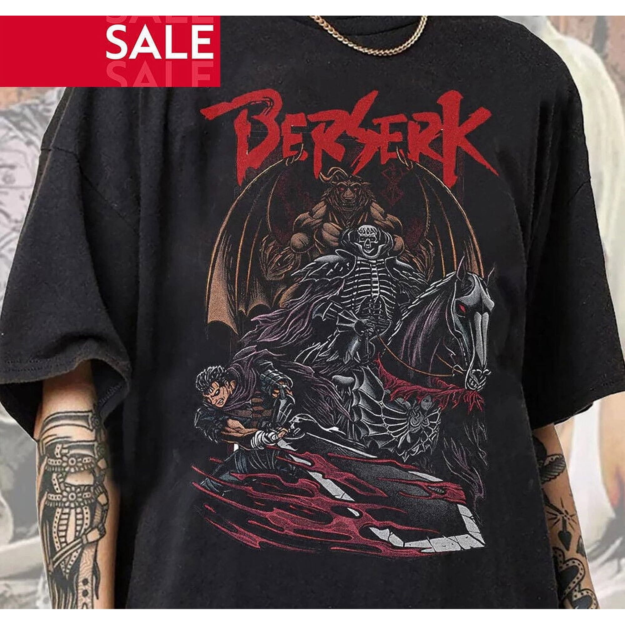 Click here for Leadfashion Berserk T-Shirt  Japanese Anime Shirt... prices