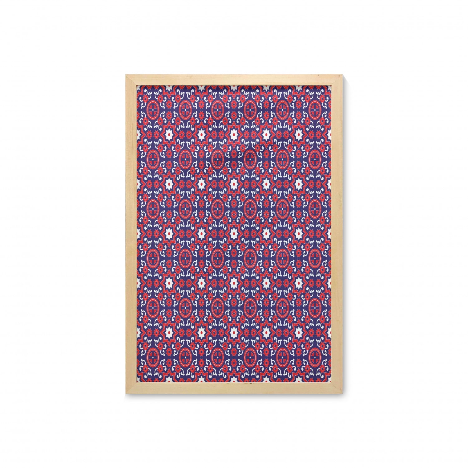 Orient Wall Art with Frame, Moroccan Pattern with Middle Eastern ...