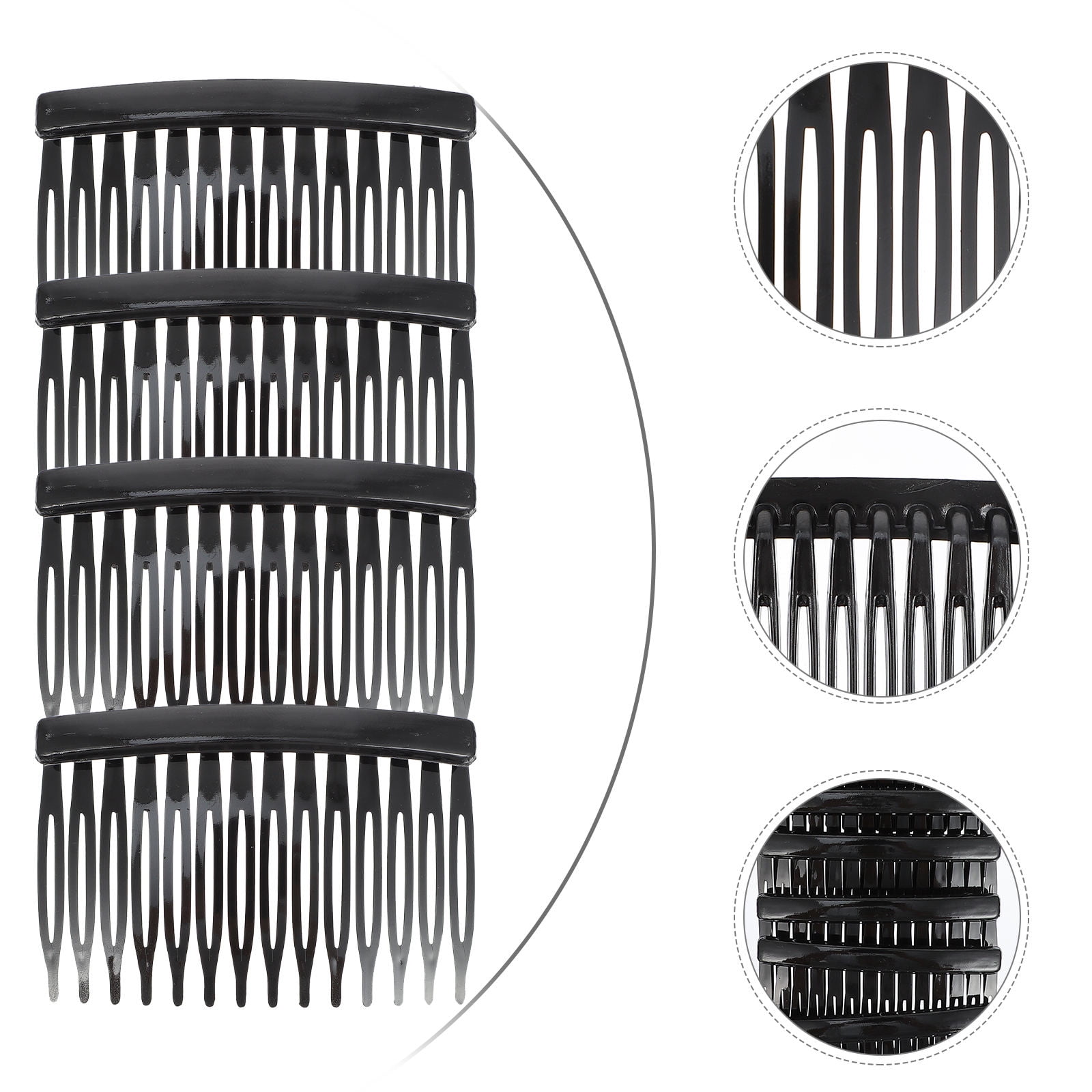 Click here for Washwepe 50pcs Simple Black Hair Combs For Styling... prices