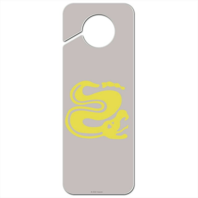 Hidden Temple Silver Snakes Plastic Door Knob Hanger Sign - Walmart.com